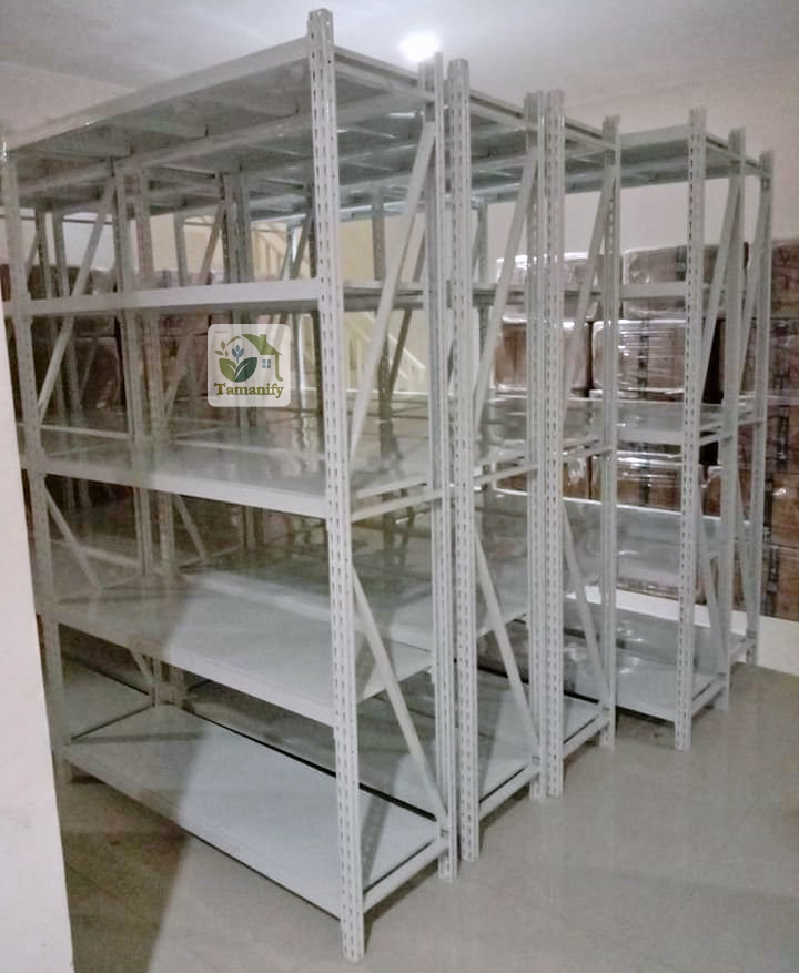 Jual Rak Gudang Manado 100% Rak Siku Besi Awet & Kokoh